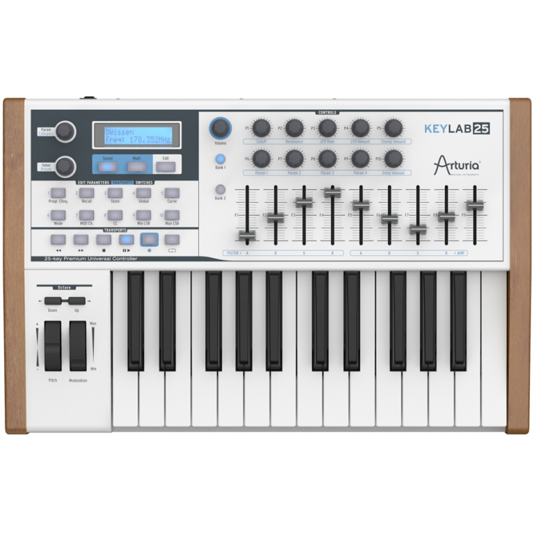 Arturia KeyLab 25-Key Controller / Synthesizer - Elevated Audio