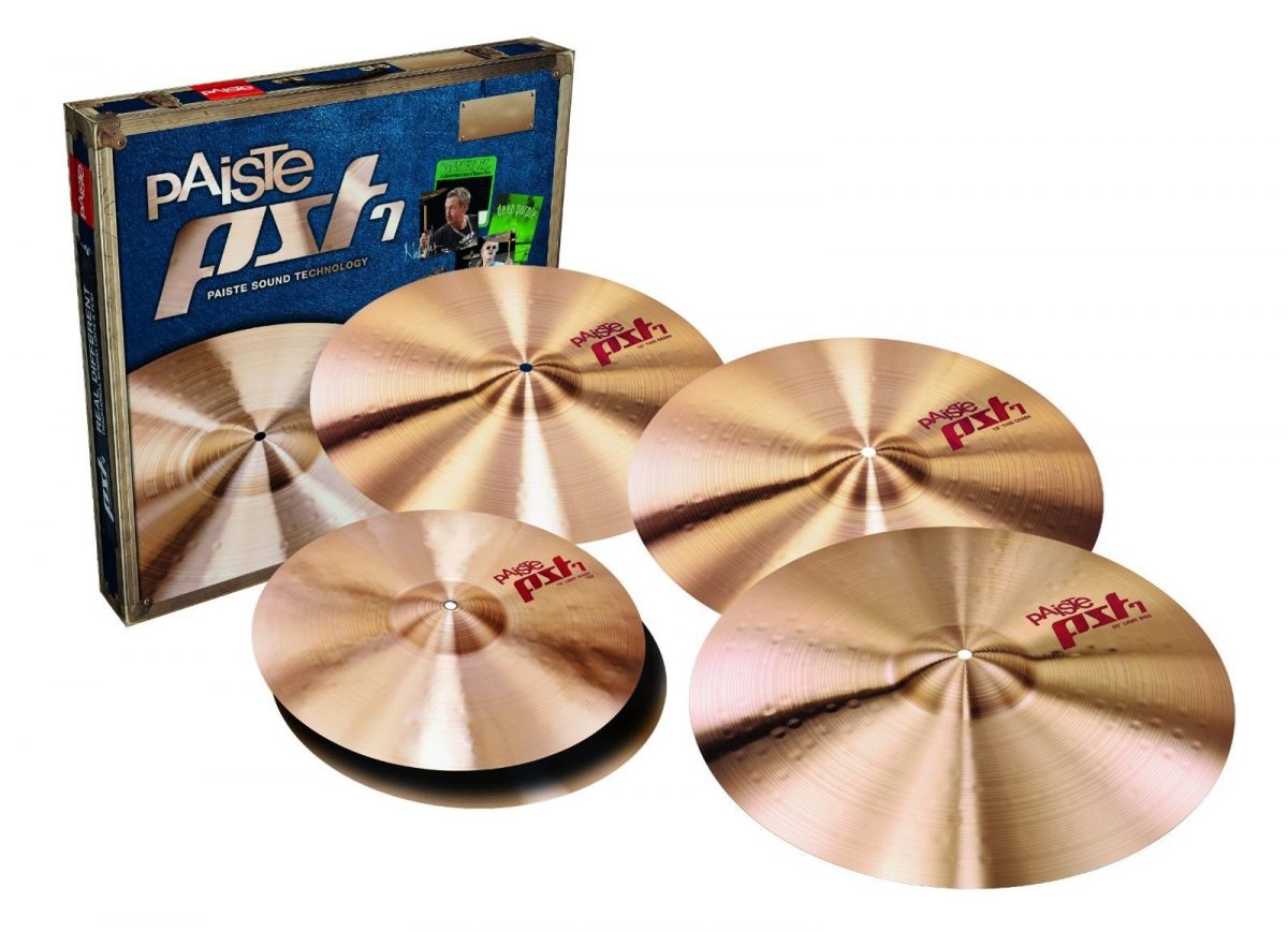 Paiste PST 7 Light Session Cymbal Set w/ FREE Cymbal - Elevated Audio
